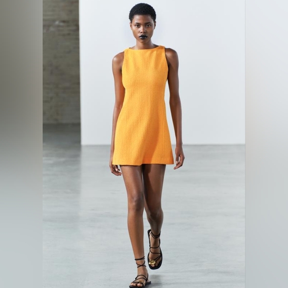 Zara | Dresses | Zara Short Structured Dress Zw Collection | Poshmark